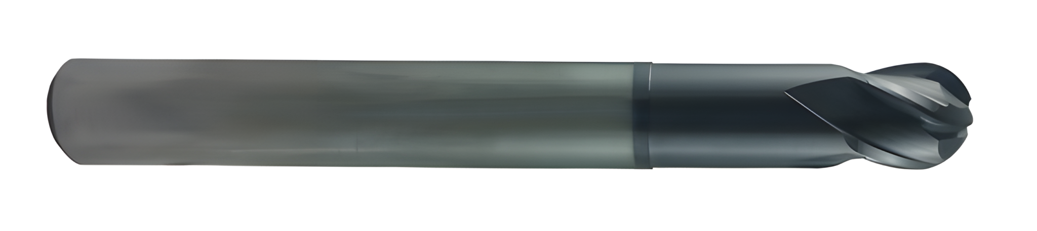 4 Flute Single End Ball Extended Reach Center Cutting TC Carbide End ...